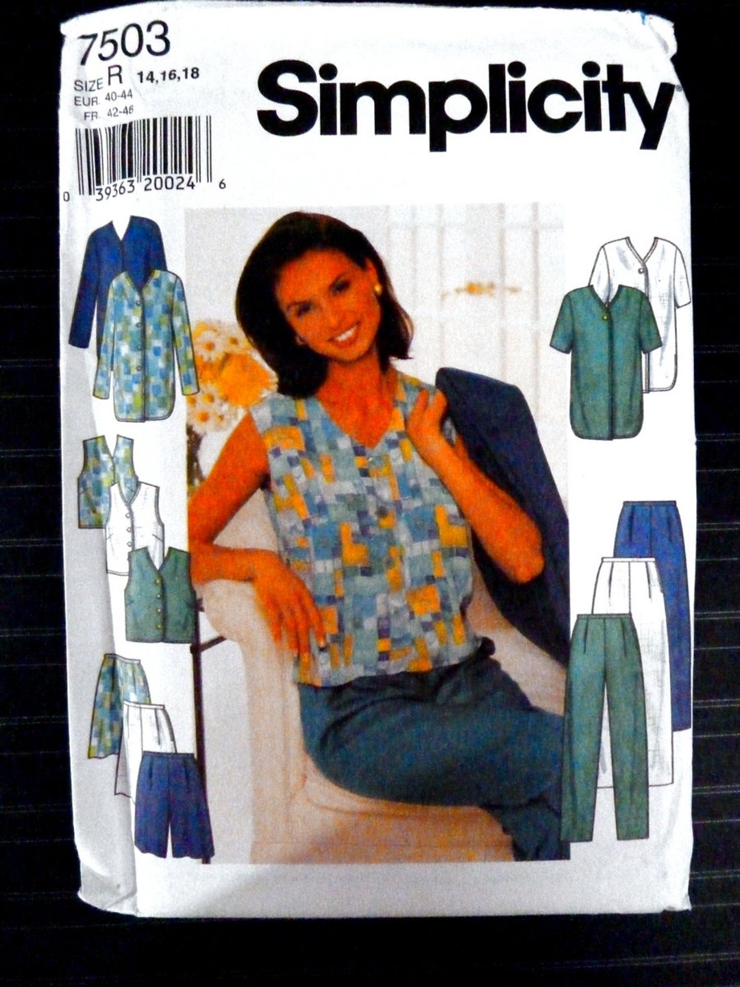 Simplicity Sewing Pattern 7768 Misses Pullover Tops Size BB - Etsy Canada