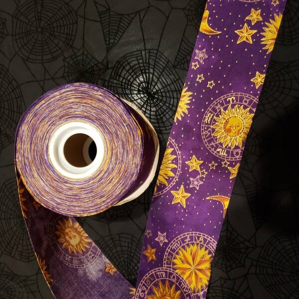 Moon and Stars Ribbon - Etsy