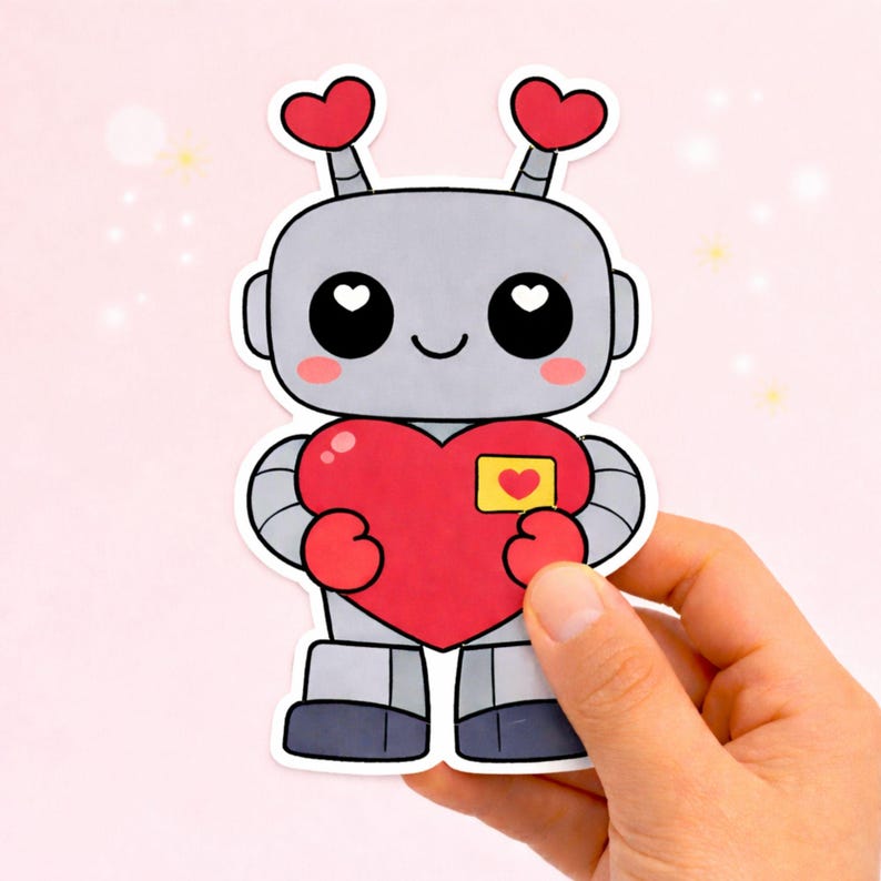 Build a Love Robot Cut and Paste Craft | Valentine Preschool Printable ...