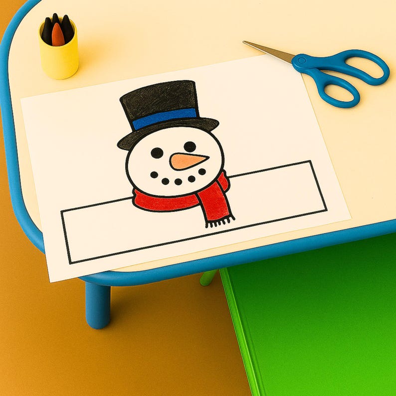 Snowman Headband Printable | Winter Craft for Kids | Christmas Crown ...