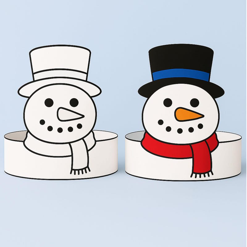 Kids Snowman Headband - Etsy
