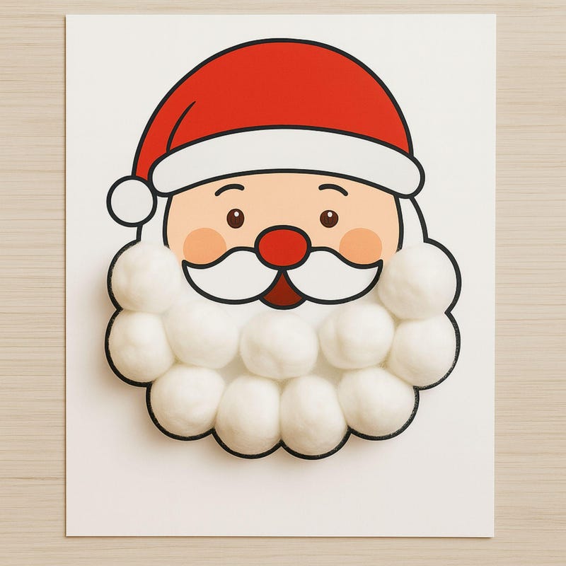 Santas Beard Activity - Etsy