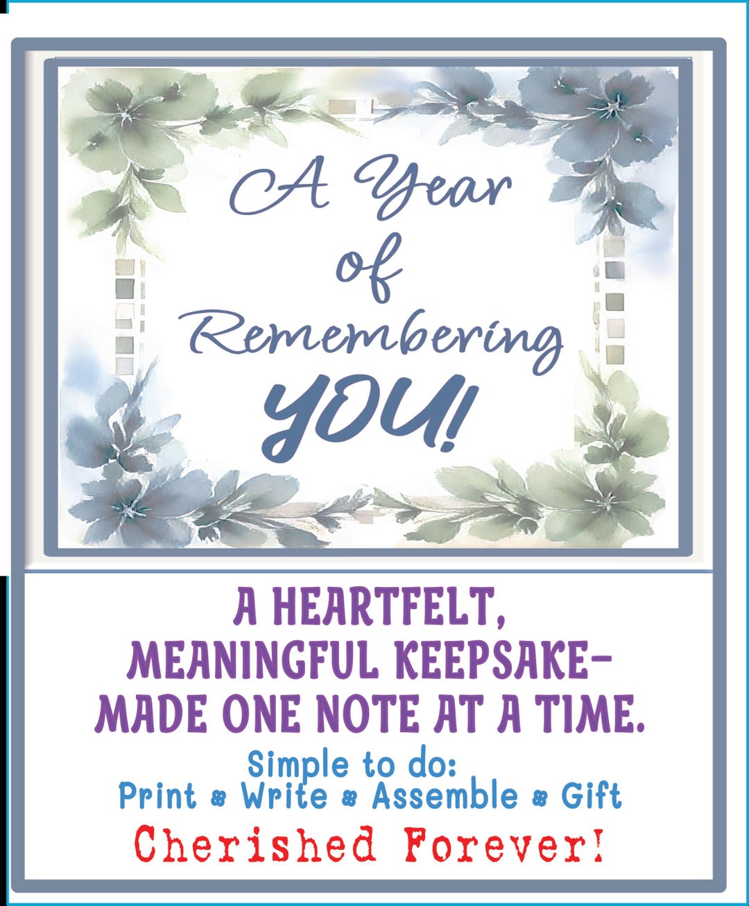 Letter Keepsake Kit – Printable Handwritten Prompts, Thoughtful Gift ...