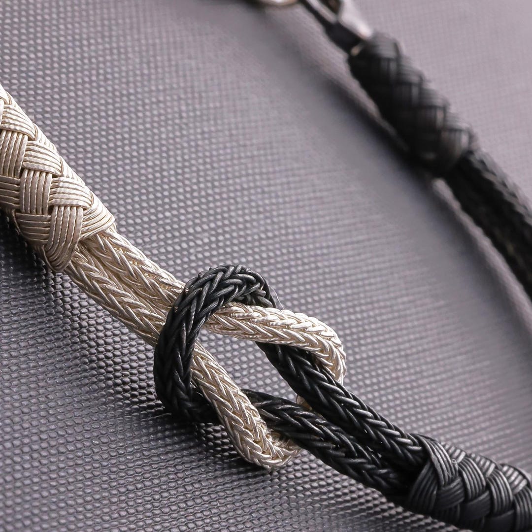 999 Sterling Silver Kazaziye Love Knot Bracelet, Oxidized Viking Celtic ...