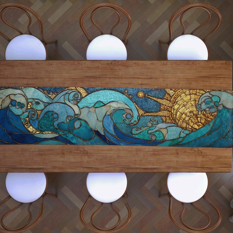 Gold Table Runner Decor - Etsy