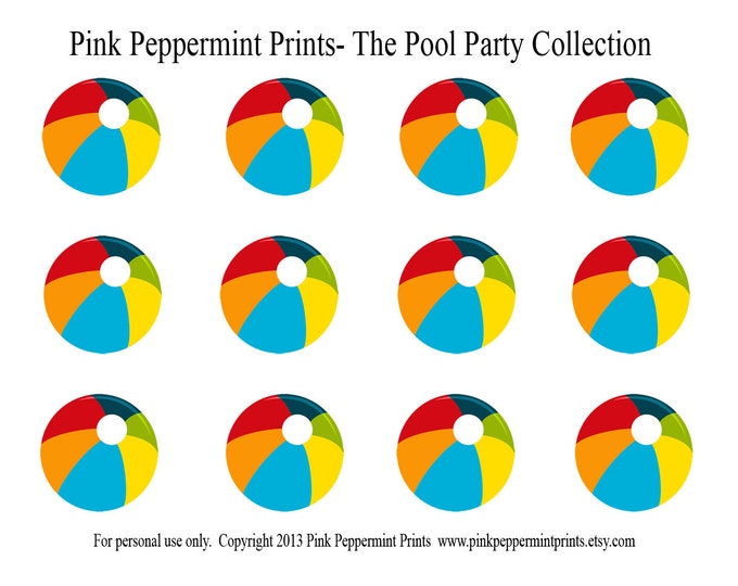 NEW INSTANT DOWNLOAD the Splish Splash Pool Party Printable Party ...