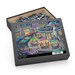 Retro Space Port Diner: Atomic Age Main Street Jigsaw Puzzle - Etsy