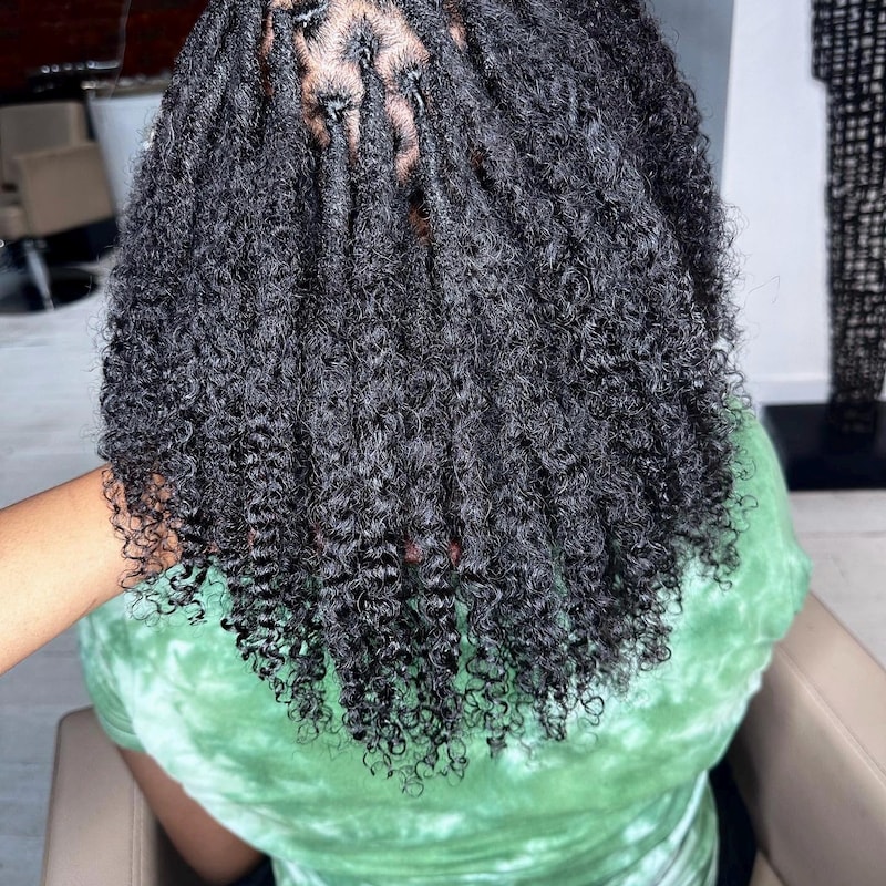 Boho Loc Human Hair Wig - Etsy