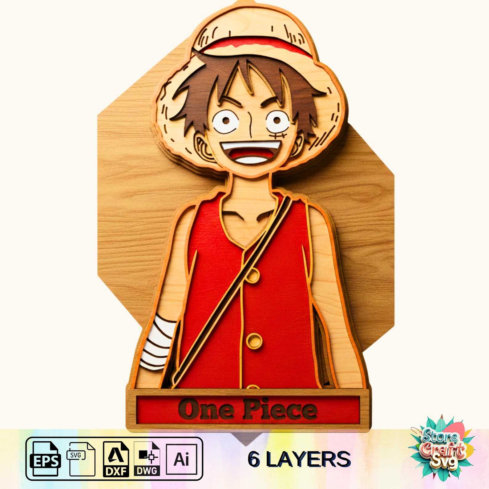 Paquete SVG multicapa de 13 personajes de anime / SVG de anime ...