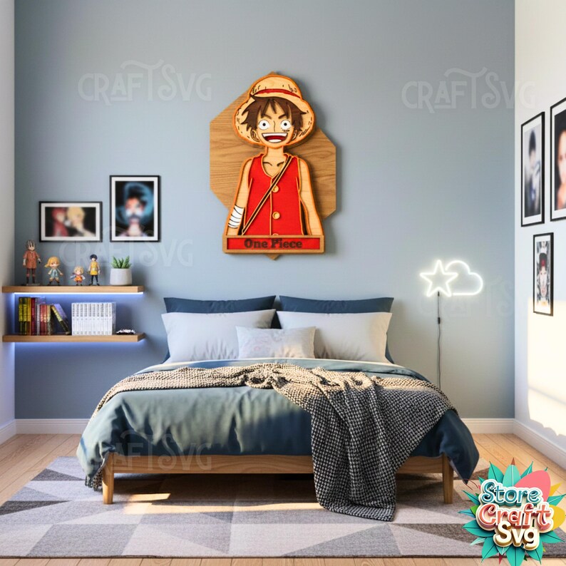 Anime Laser Cut SVG | 3D Layered Anime Laser Cut File | Multilayer ...