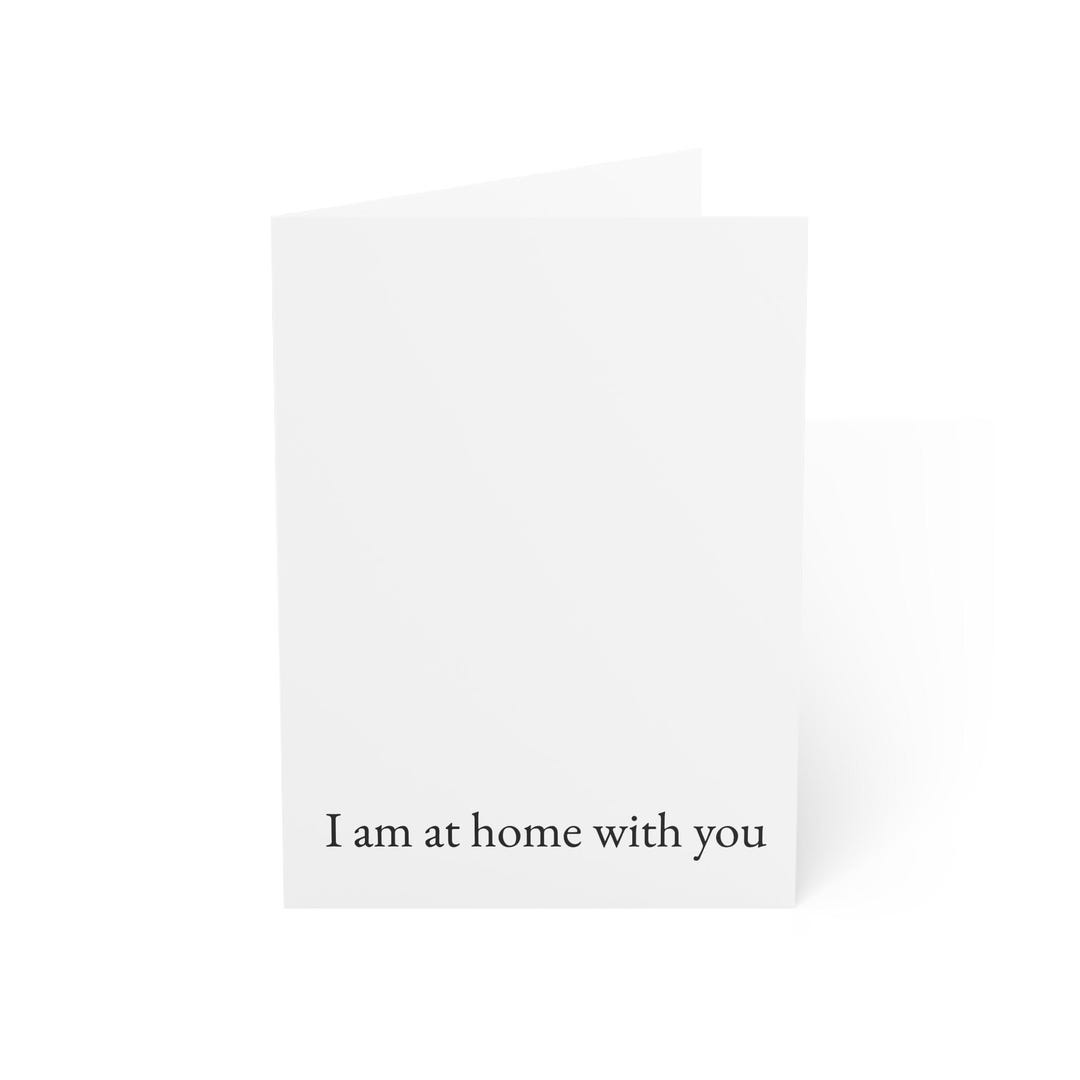 I Am at Home With You Greeting Card - Etsy