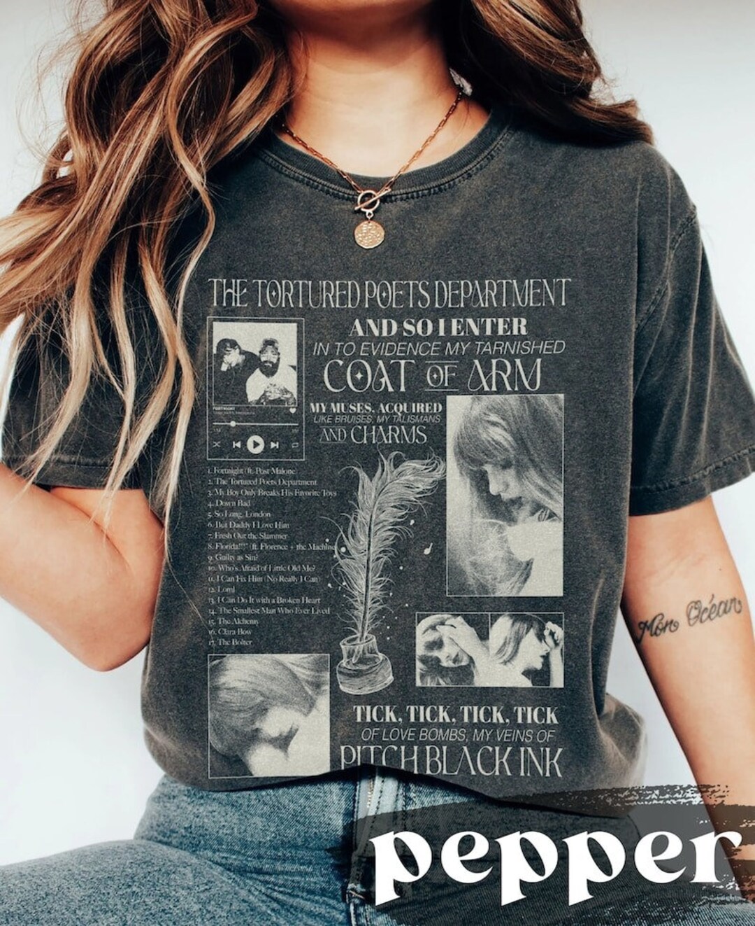 Vintage the Tortured Poets Department Comfort Colors Shirt, TS New ...