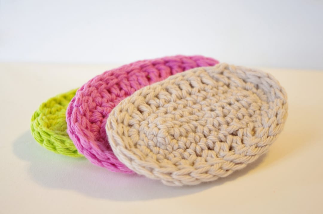 Crochet - Crocheted Baby Teething Biscuits - 100% Soft Cotton - Set of ...