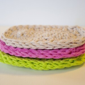 Crochet - Crocheted Baby Teething Biscuits - 100% Soft Cotton - Set of ...