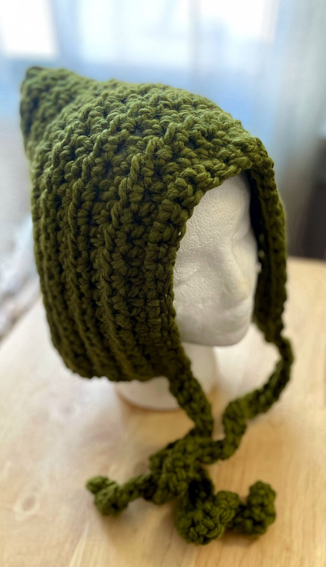 Crochet Women’s Pixie Hat: Handmade Woodland Gnome Hood - Etsy