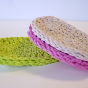 Crochet - Crocheted Baby Teething Biscuits - 100% Soft Cotton - Set of ...