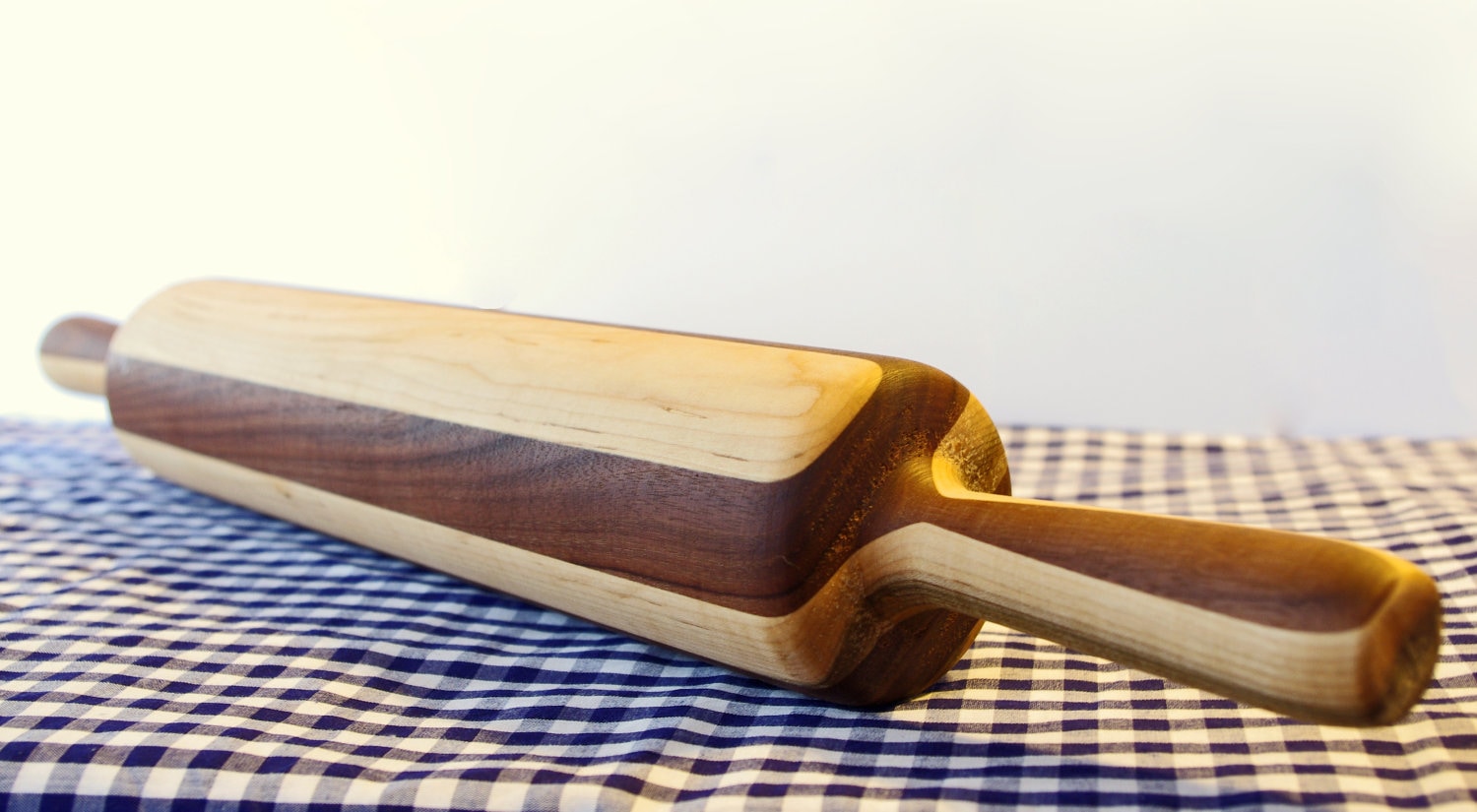 Handcrafted Maple and Walnut Rolling Pin: Heirloom Quality - Etsy