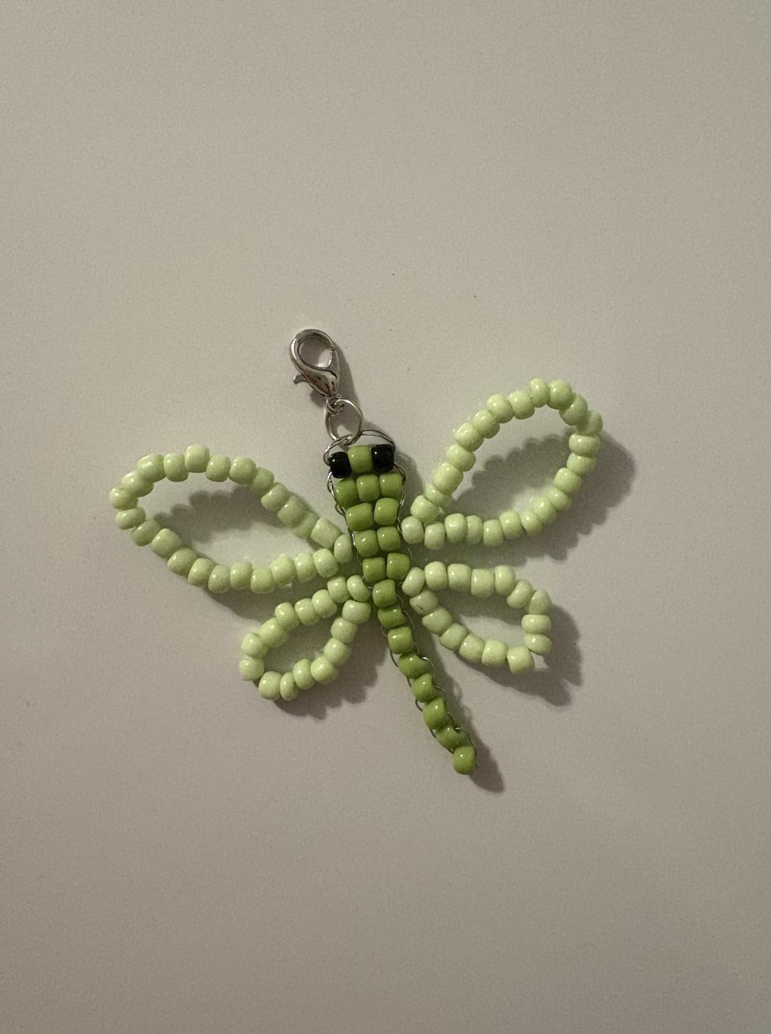 Handmade Beaded Keychain Charm - Etsy