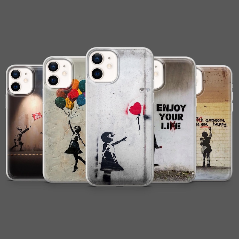 Banksy iPhone Case - Etsy