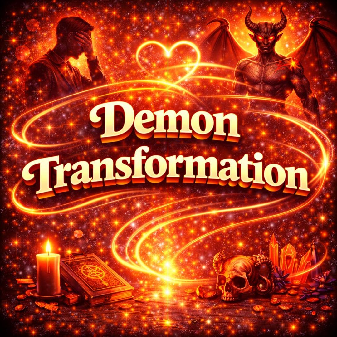 Demon Transformation Spell | Shadow Power & Inner Strength | Spiritual ...