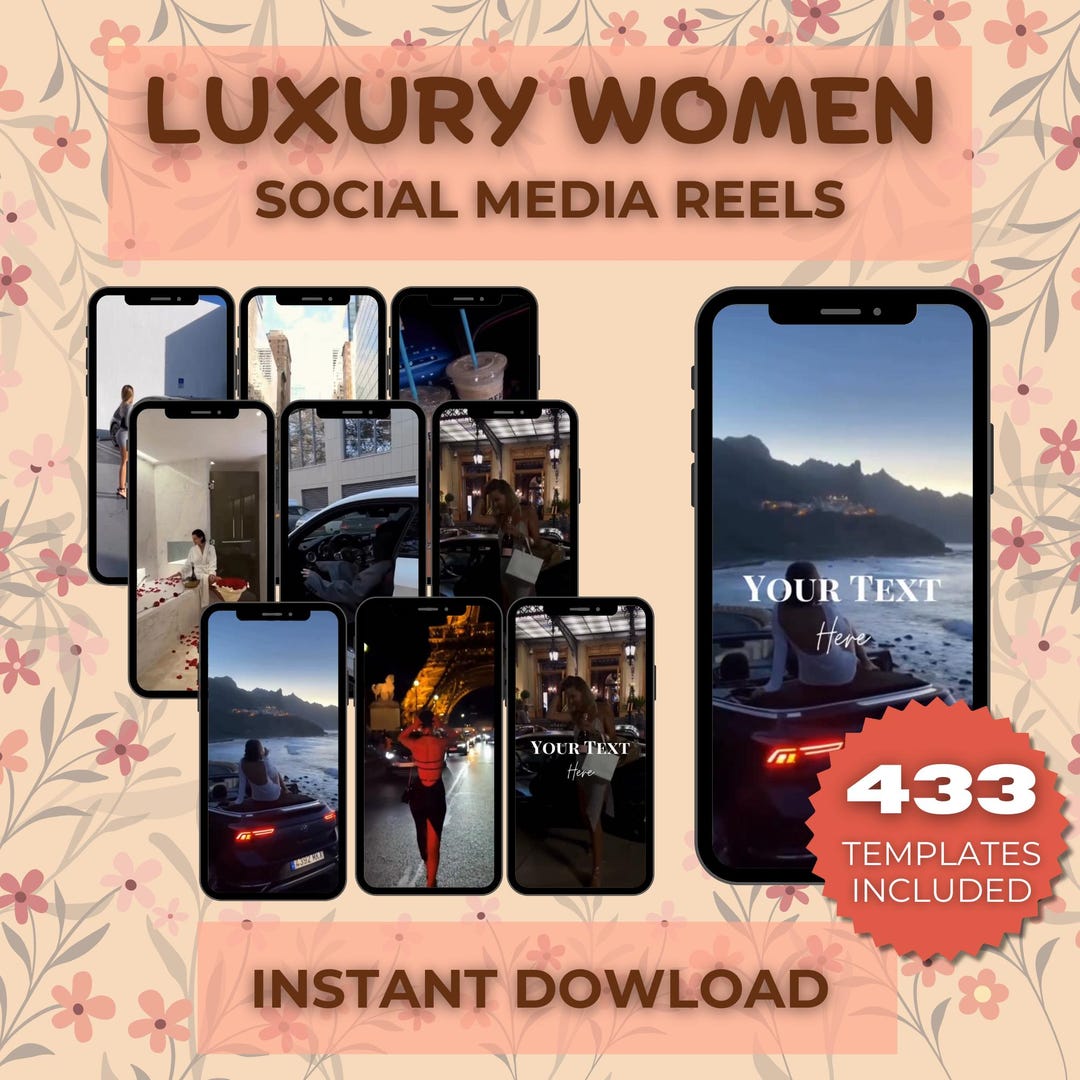 Luxury Women Social Media Reels, Canva Templates (digital Download) - Etsy