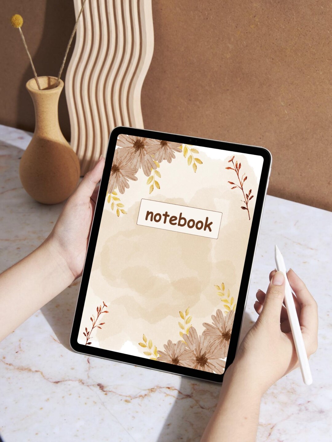 Digital Notebook | Boho Printable Notebook | Digital Download PDF ...