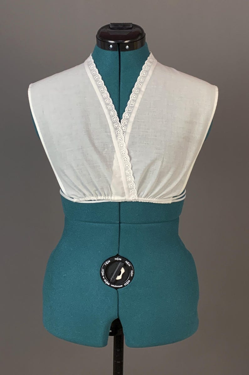 Chemisette With Lace Regency Era - Etsy