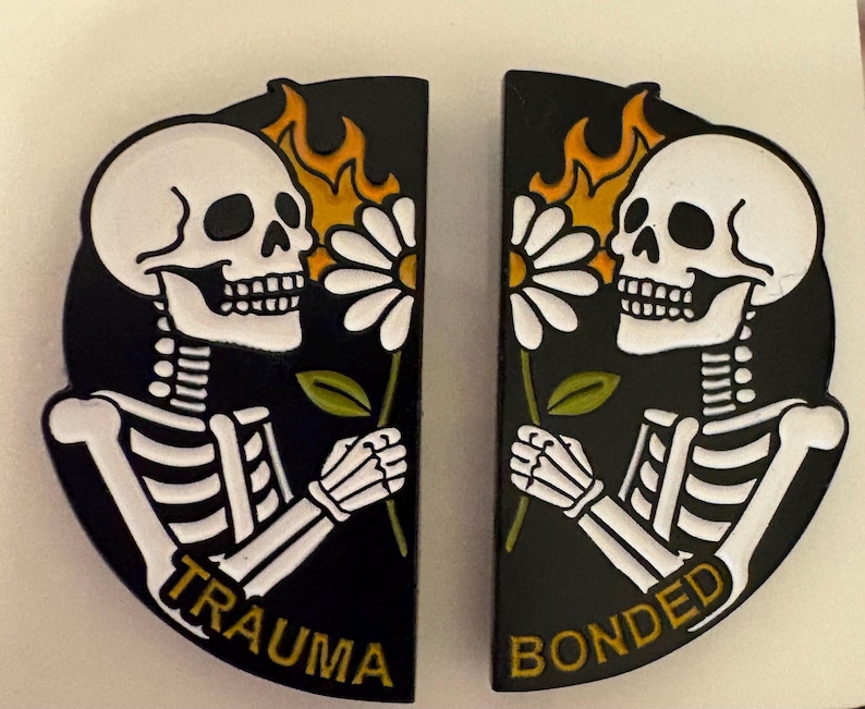 TRAUMA BONDED Nurse Enamel Pin Set With Exclusive Trauma Twins ...