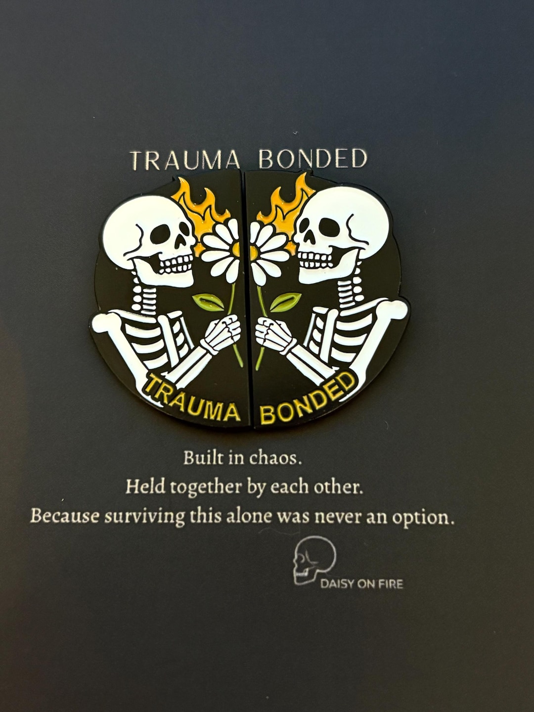 TRAUMA BONDED Nurse Enamel Pin Set With Exclusive Trauma Twins ...