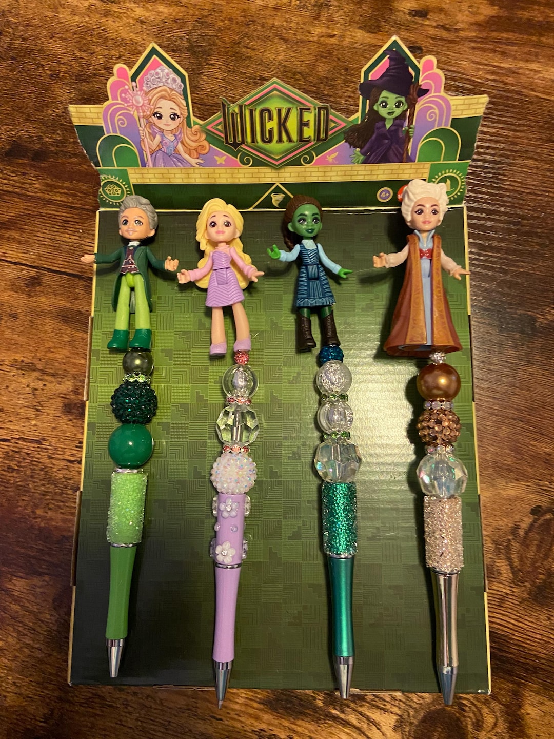 Wicked Pens -elphaba Pen - Glinda Pen - Madame Morrible - the Wizard ...