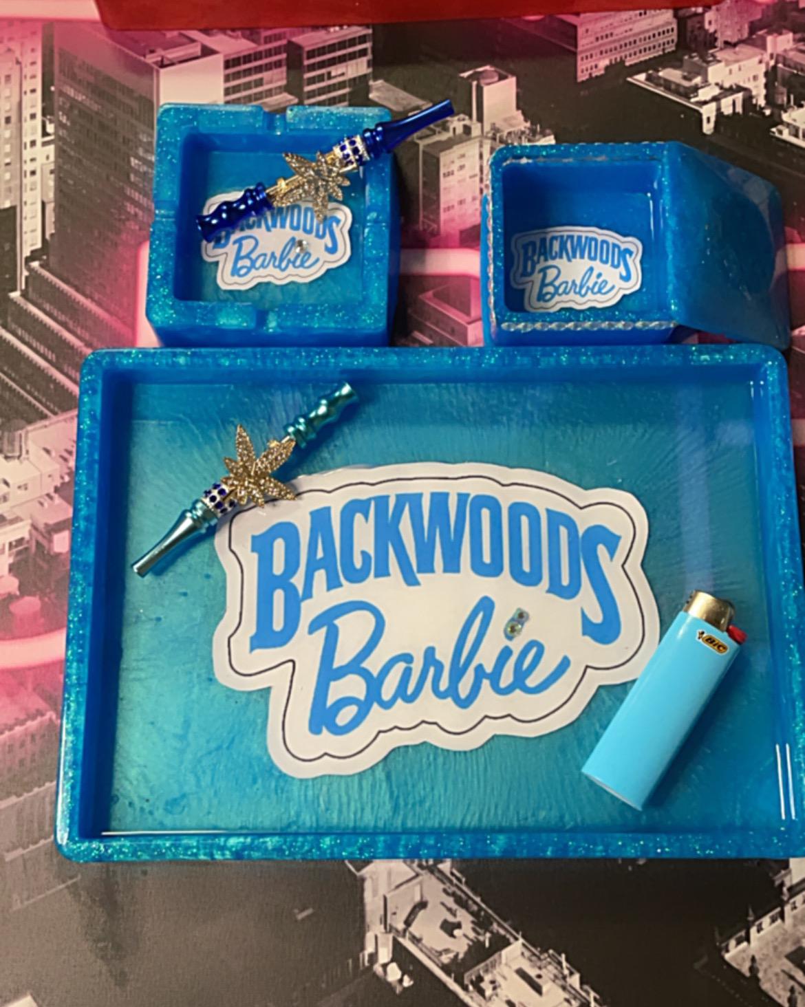 Backwoods Barbie Resin Tray & Ashtray | Custom Colors, Glitter ...