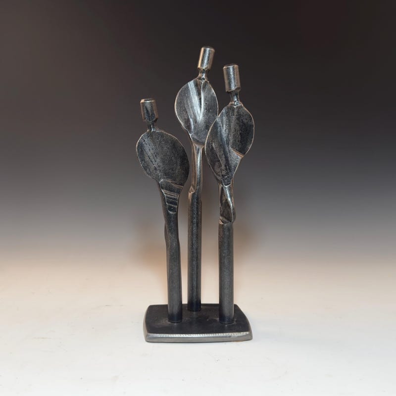 Blacksmith Flower Sculpture - Etsy