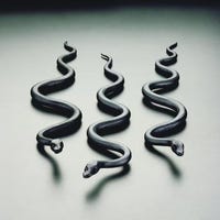 Hand Forged Iron Rebar King Cobra Snake, Blacksmith Made, Steel Snake ...