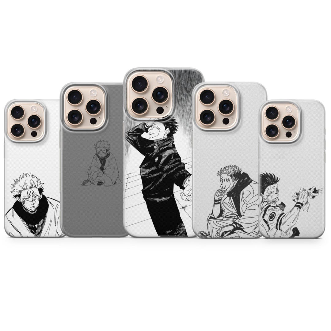 Jujutsu Kaisen Phone Case Sukuna Cover for iPhone 17 Pro, 16, 15, 14 ...