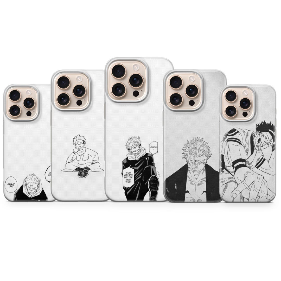 Jujutsu Kaisen Phone Case Sukuna Cover for iPhone 17 Pro, 16, 15, 14 ...