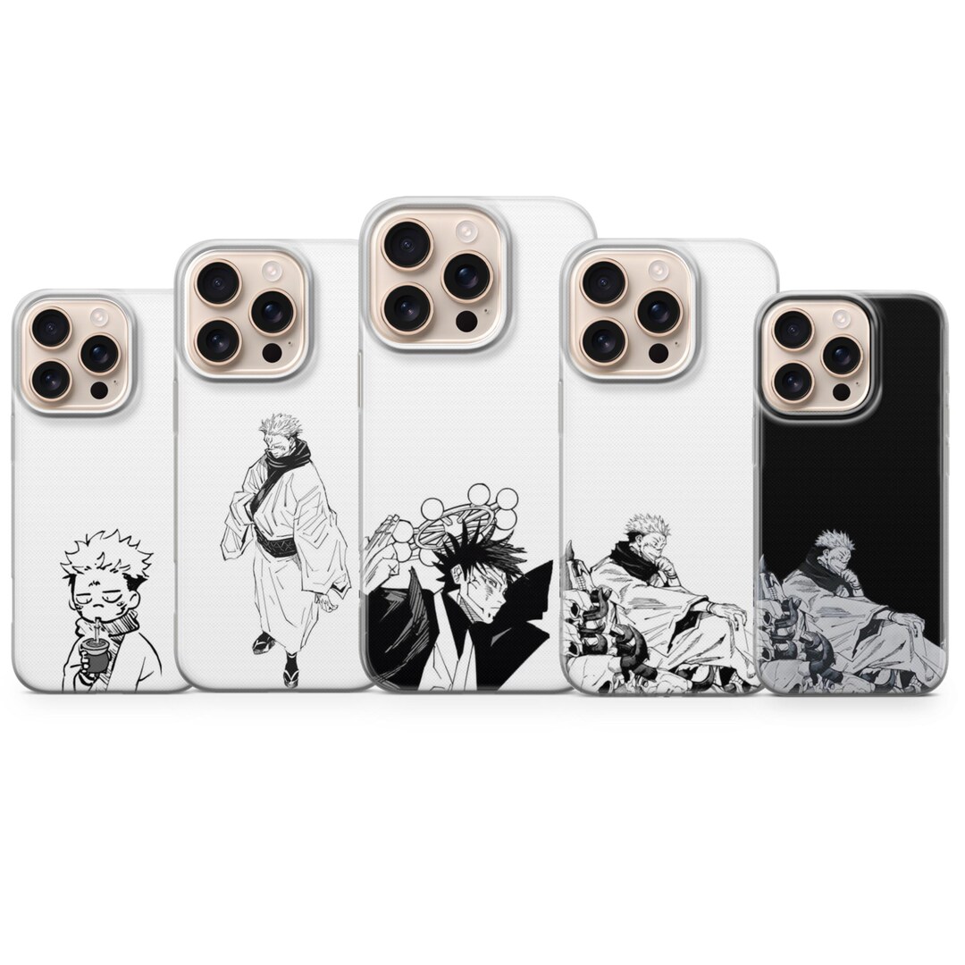 Jujutsu Kaisen Phone Case Sukuna Cover for iPhone 17 Pro, 16, 15, 14 ...