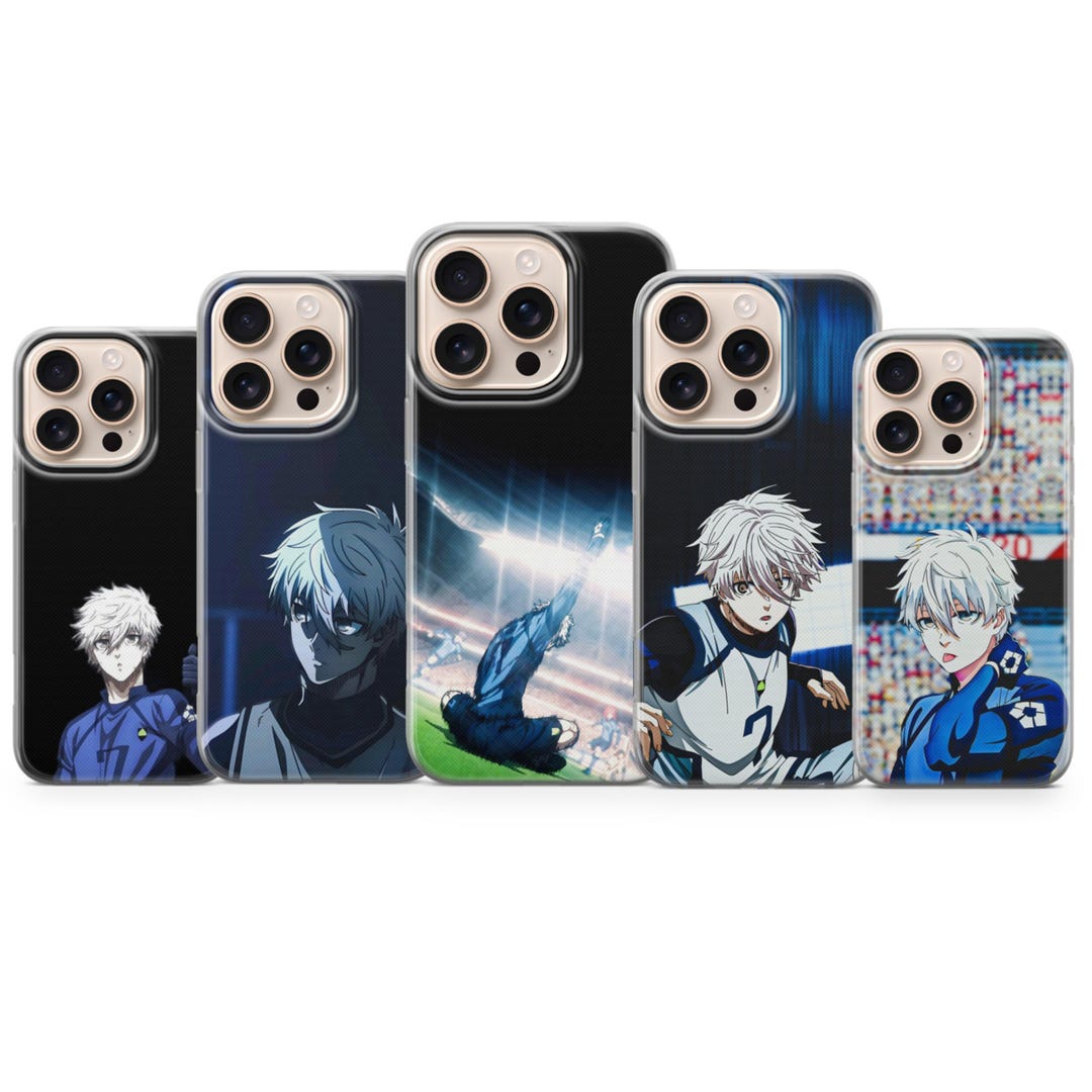 Blue Lock Phone Case Nagi Cover for iPhone 17 Pro, 16, 15, 14, 13, 12 ...