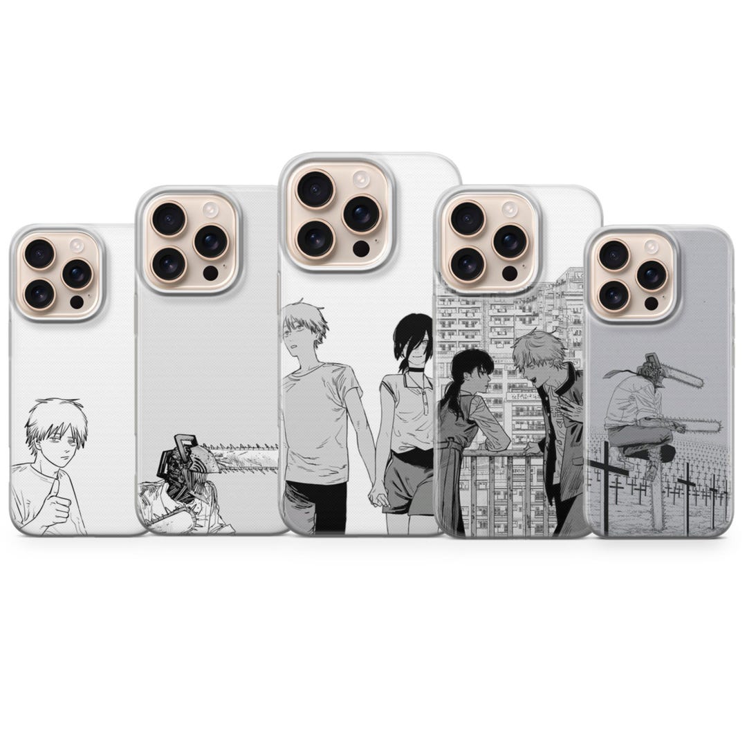 Capa para celular Chainsaw Man Denji para iPhone 17 Pro, 16, 15, 14, 13 ...