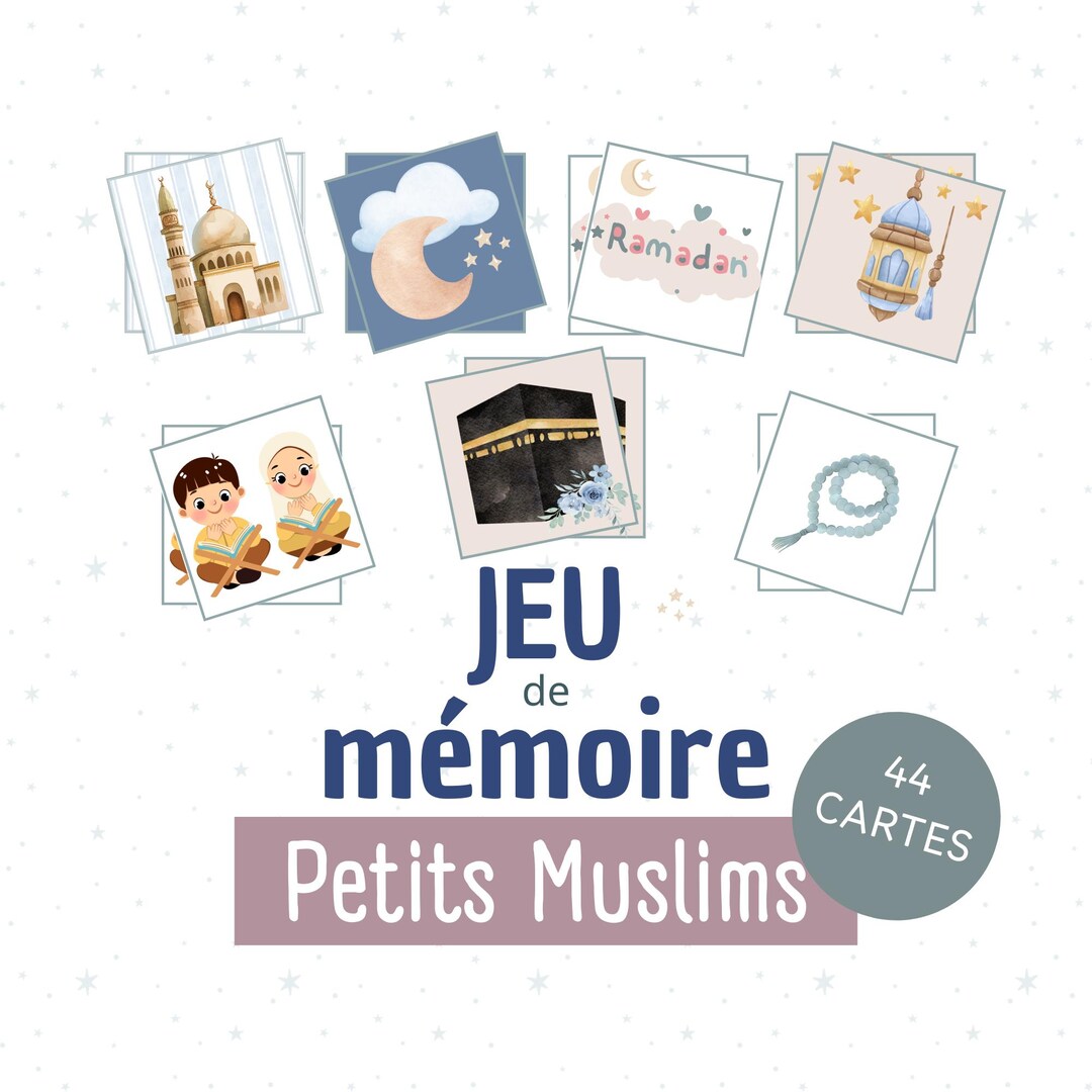 Ideal Gift for Ramadan & Eid - My Little Muslims Memory Game ...