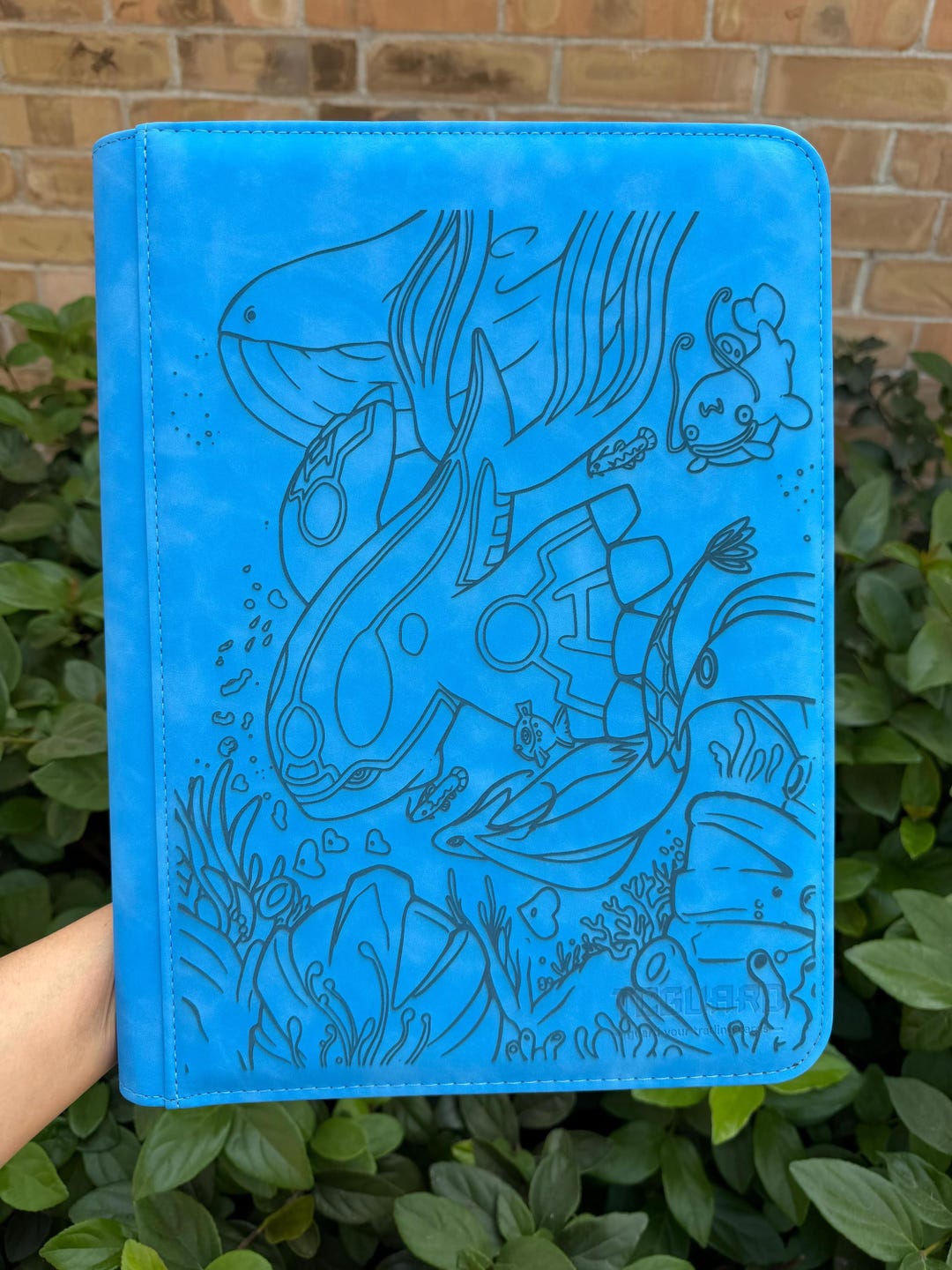 Custom Pokemon Kyogre 9 Pocket Ringless Binder - Etsy