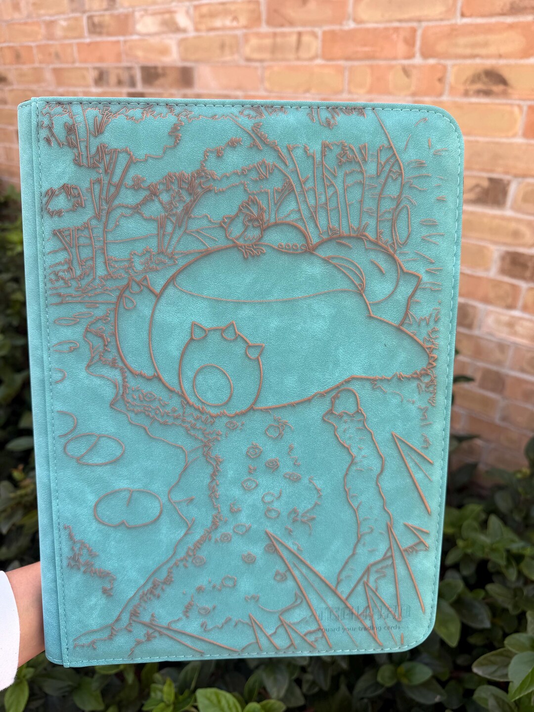 Custom Pokemon Laser Engraved 9 Pocket Snorlax 151 Promo Binder - Etsy