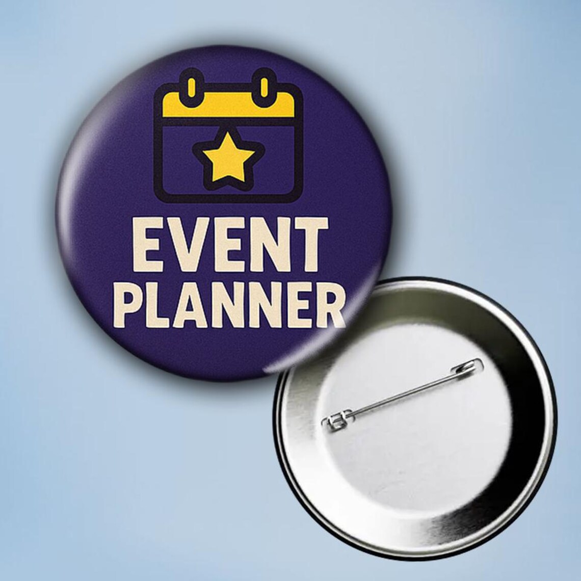 Event Planner Button Badge Set — 4 PCS - Etsy