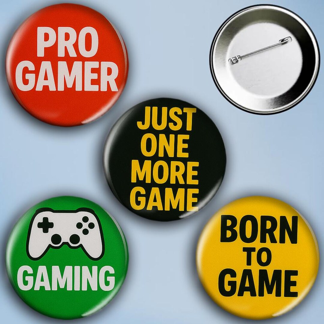 Gaming Pin Set - Etsy