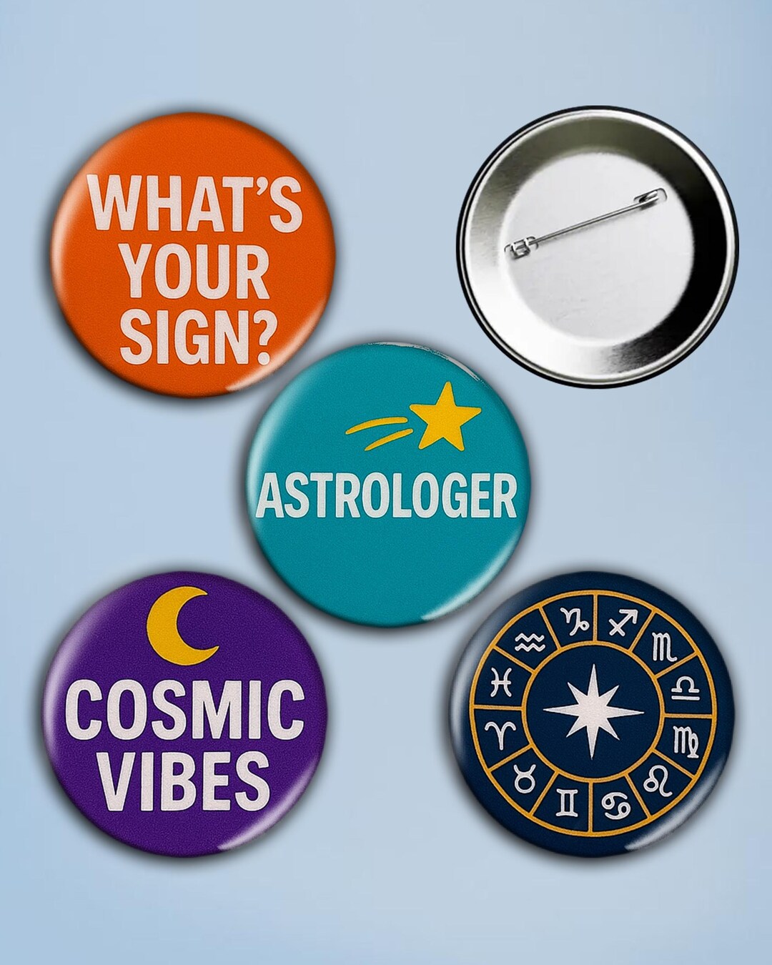 Astrology Pin Set - Etsy