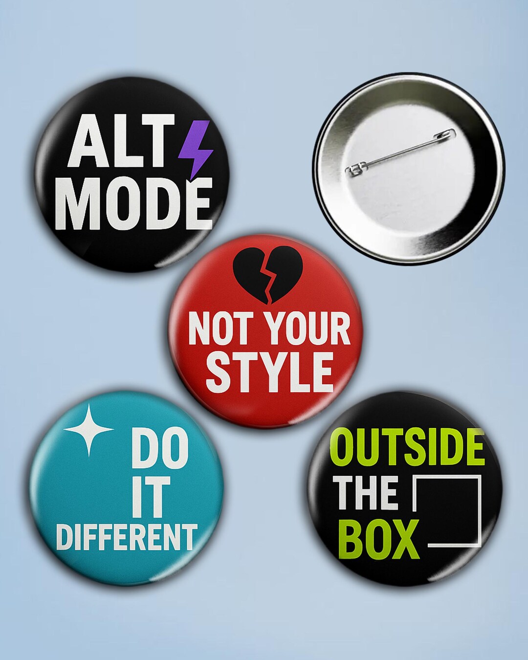 Alternative Aesthetic Enamel Pin Set - Etsy