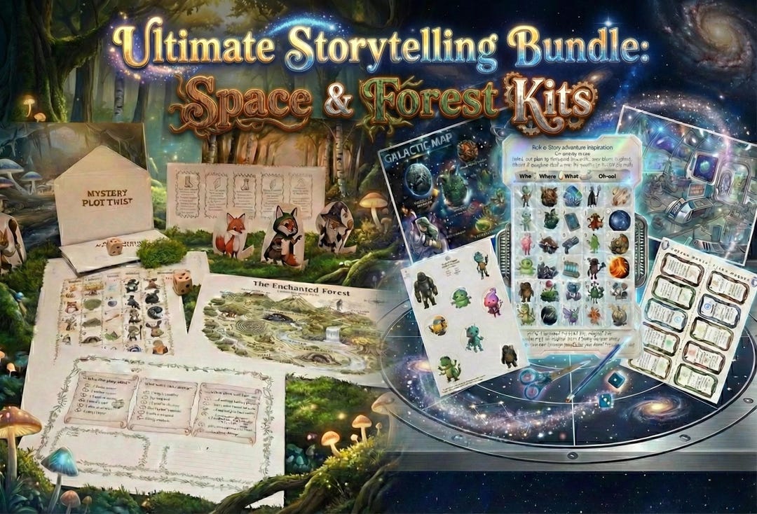 Ultimate Storytelling Workshop Bundle - Creative Writing Kits for Kids ...