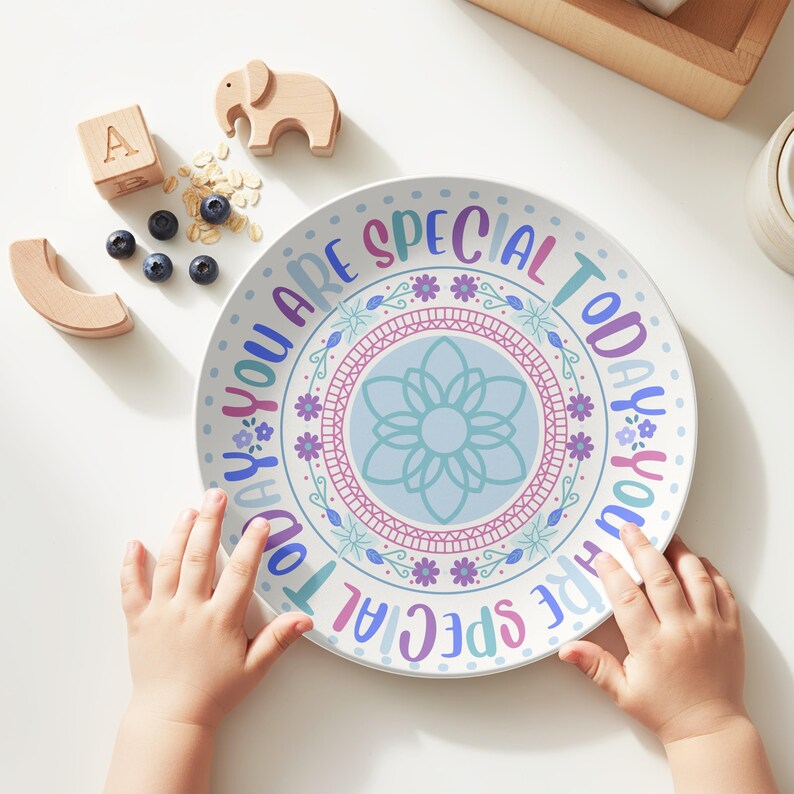 You Are Special Affirmation Plate for Kids, Positive Message Kids ...