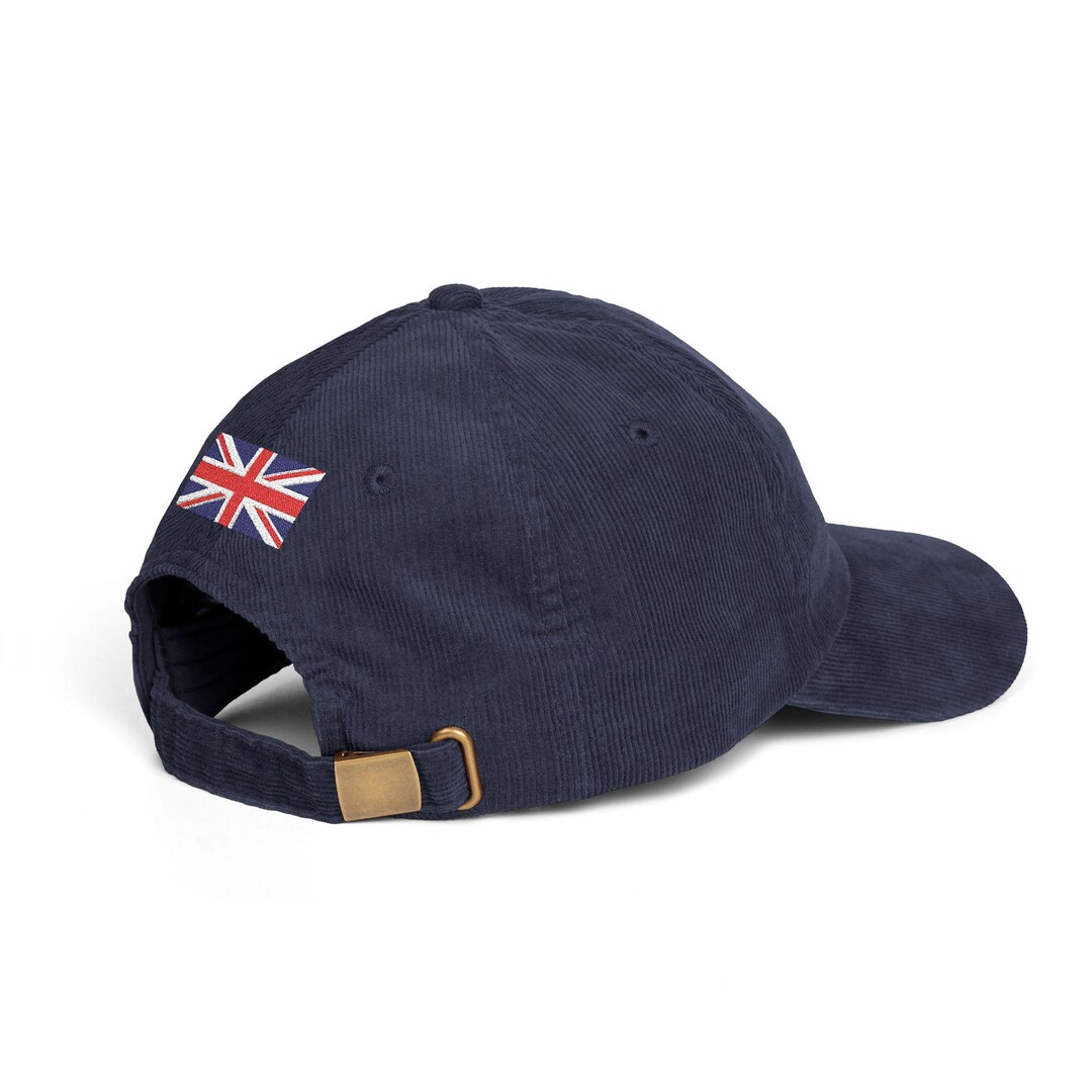 British Flag Vintage Corduroy Cap (embroidered) - Etsy UK