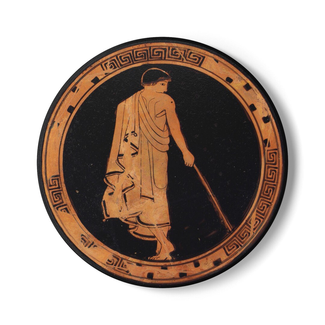 Ancient Greek Coaster (kylix Design #2) - Etsy