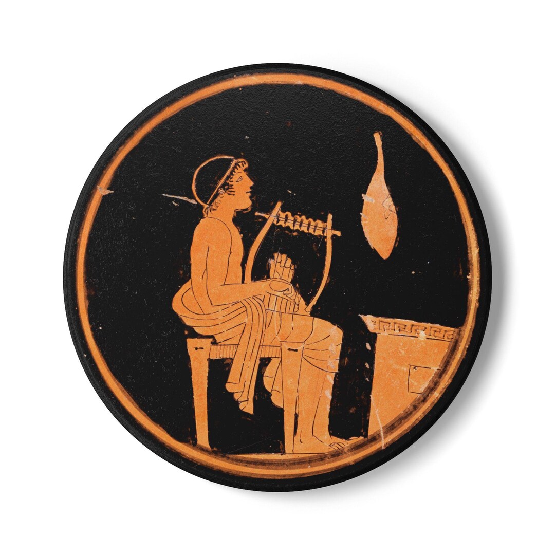 Ancient Greek Coaster (kylix Design #17) - Etsy